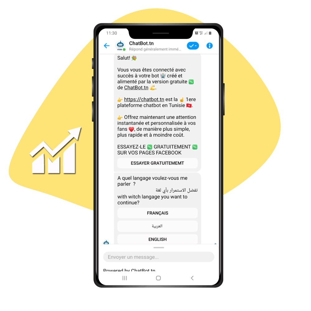 chatbot-tunisia-increase | ChatBot.tn: Automatiser le support client